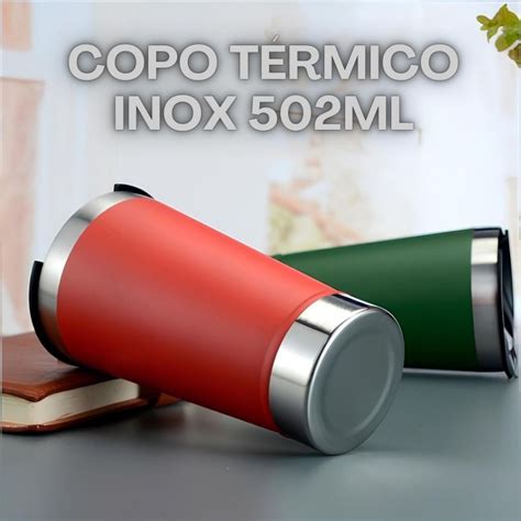 Copo T Rmico Inox Tampa E Abridor Cerveja Gelada Cores Ml