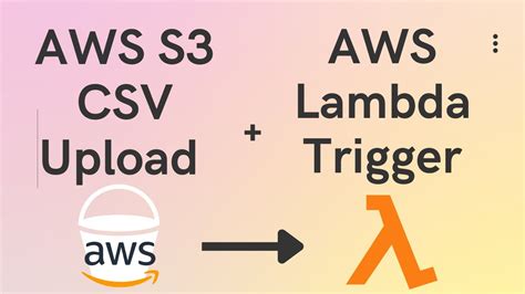 csv processing using aws s3 and a aws lambda function with a trigger youtube