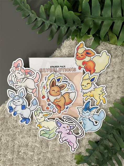 Eeveelution STICKERS Kimmysparks S Ko Fi Shop Ko Fi Where