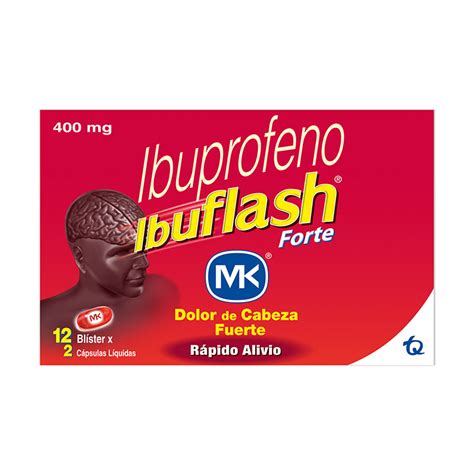 Ibuflash Forte 400 Mg 24 Capsulas Droguería Farmaton