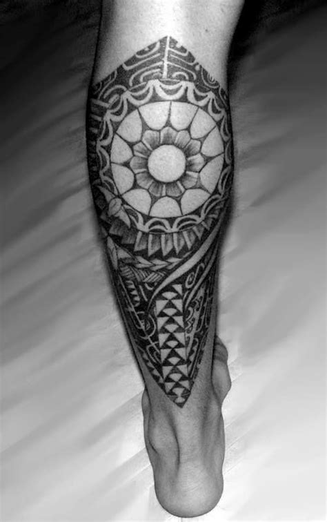 Polynesian Leg Tattoo Leg Tattoos Tattoos For Guys Polynesian