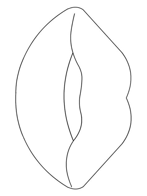 Free Printable Lips Coloring Pages
