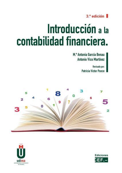 Introducción a la contabilidad financiera von María Antonia García