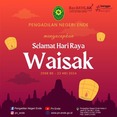 Selamat Hari Raya Waisak Be Mei