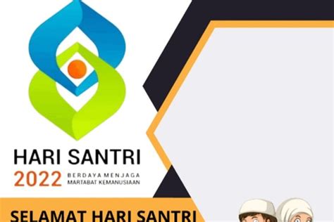Link Twibbon Peringatan Hari Santri Nasional Gratis Dengan Tema