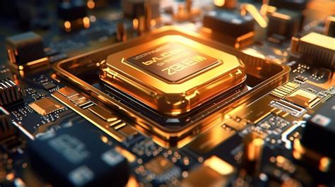 Premium Ai Image Closeup Of An Ai Processor Generative Ai