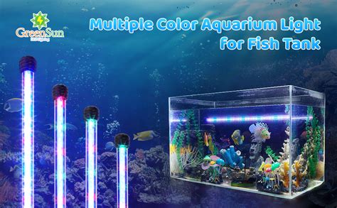 GreenSun LED Aquarium Light Fish Tank Light Waterproof 36LEDS
