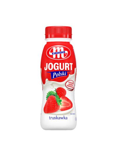 Jogurt POLSKI Pitny Truskawkowy 250 G