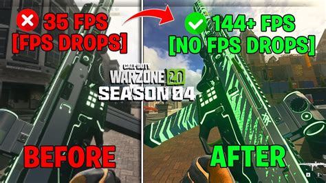 INSANE WARZONE 2 0 SEASON 4 FPS BOOST GUIDE FOR LOW END PCs In 2023