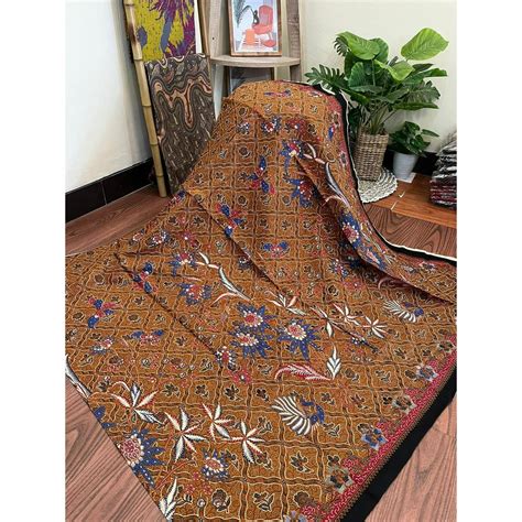 Jual Kain Batik Solo Motif Kembangan Sidomukti Shopee Indonesia
