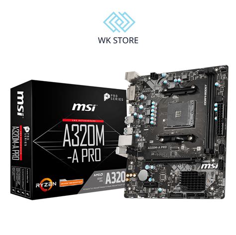 Mainboard Bo mạch chủ MSI A320M A PRO AMD A320 Socket AM4 m ATX 2