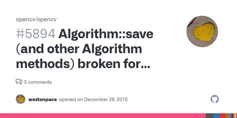 Algorithm Save And Other Algorithm Methods Broken For Java Bindings