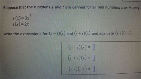 solved suppose that the functions s and f are defined for