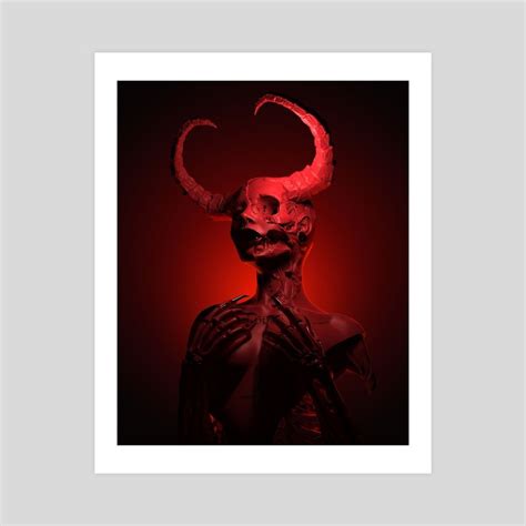 Necro Maria II An Art Print By Sick 666 Mick Art Prints Giclee Art