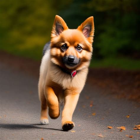 Chubby Rail354 Pomeranian German Shepherd Mix