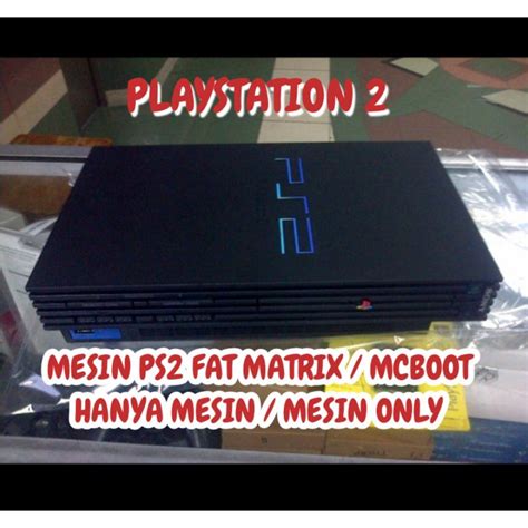 Jual Mesin Playstation 2 Fat Slim Hanya Mesin PS2 Normal Matrix