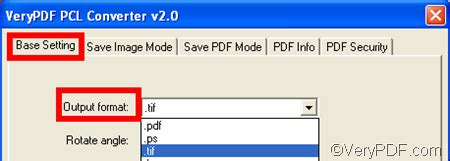 How To Convert PCL To TIF And Set Color Depth VeryPDF Knowledge Base