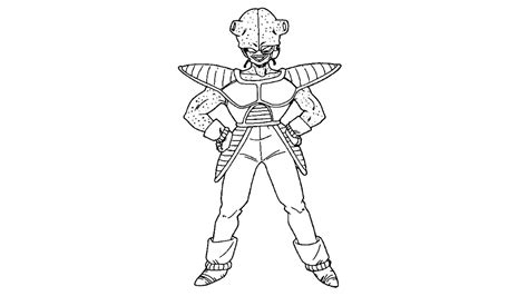 Dibujo De Dragon Ball Z Para Colorear Y Pintar