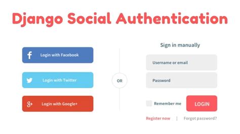 Django Social Login Facebook Twitter And Github Django Tutorial