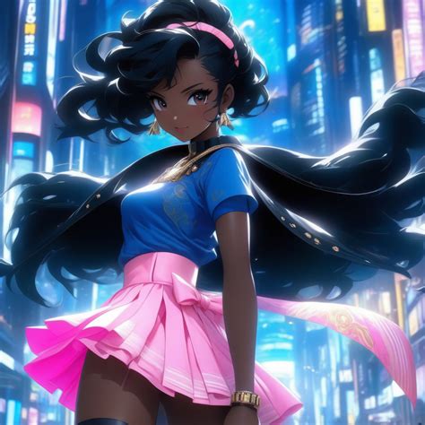 Tan Skinned Anime Characters