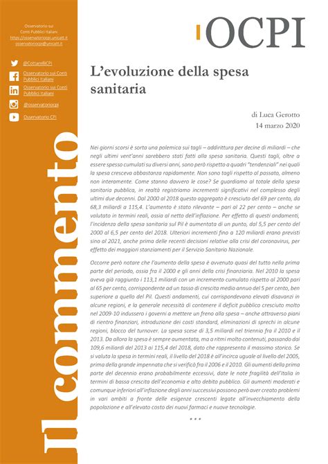 Cpi Evoluzione Spesa Sanitaria Warning Tt Undefined Function