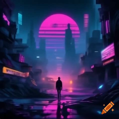 Cyberpunk Cityscape Featuring Seattle And Tokyo On Craiyon