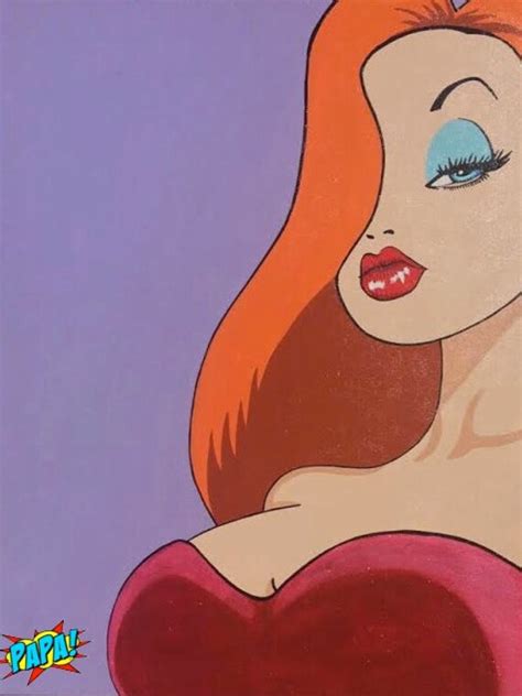 Sexy JESSICA RABBIT Roger Painting On Canvas 30X24