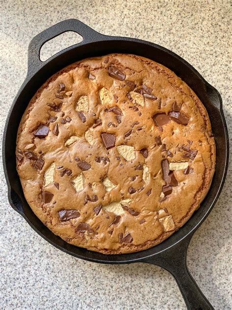 Gooey Chocolate Chip Skillet Cookie Ash Baber