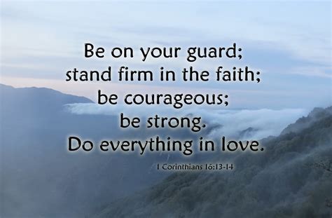 Fight The Good Fight With Love 1 Corinthians 16 13 14 A Clay Jar