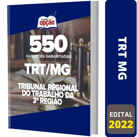 Caderno De Testes Trt Mg Questões Gabaritadas Submarino