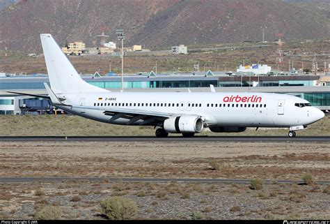 D ABAG Air Berlin Boeing 737 86J WL Photo By JMR ID 784080