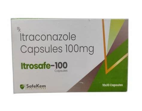 Itraconazole Capsules 100 Mg At Best Price In Sas Nagar By Safekem