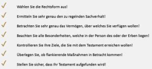 Testament Selber Schreiben Verfassen Tipps Zur Richtigen Form