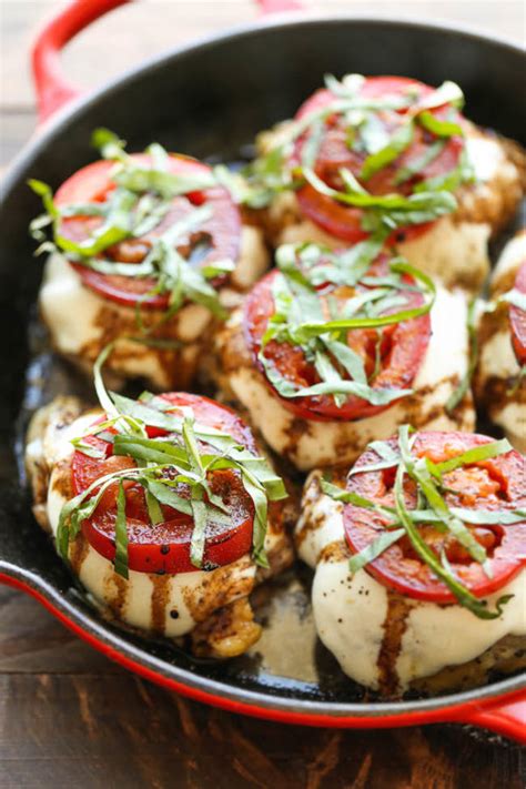 Baked Caprese Chicken Damn Delicious
