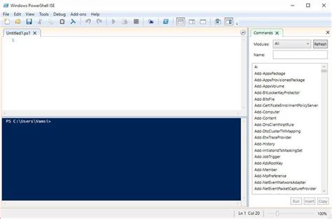 revise msdos vs powershell vs cmd vs windows script host vs powershell core vs console