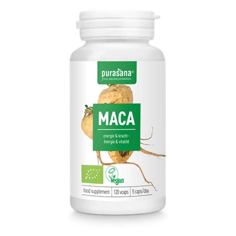 Purasana Maca Capsules BIO VEGAN Kopen Helios Holland Webshop