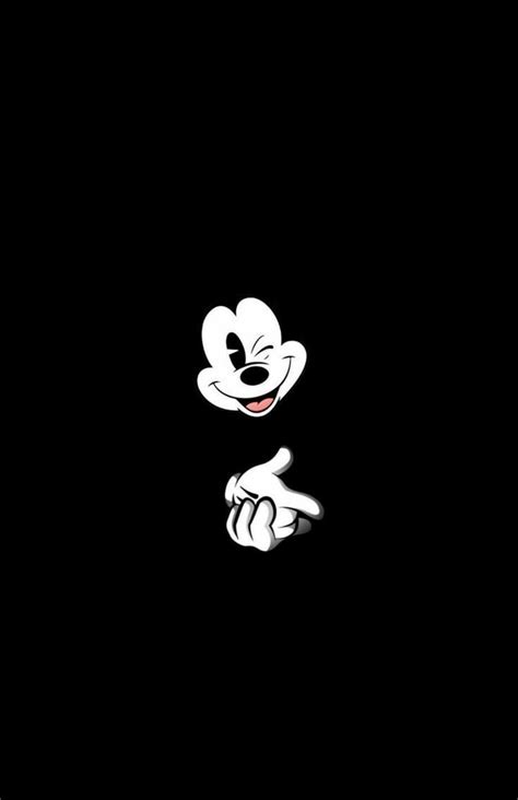 Mickey Mouse Hand Pointing Left