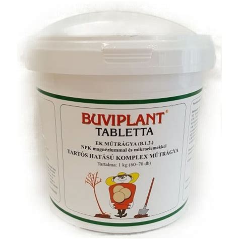 Buviplant Tabletta Kerti Műtrágya 1 kg Lelkeskertes Webáru