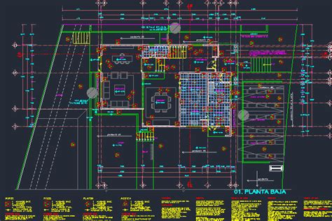 Plano De Acabados Casa Habitacion Dwg Image To U
