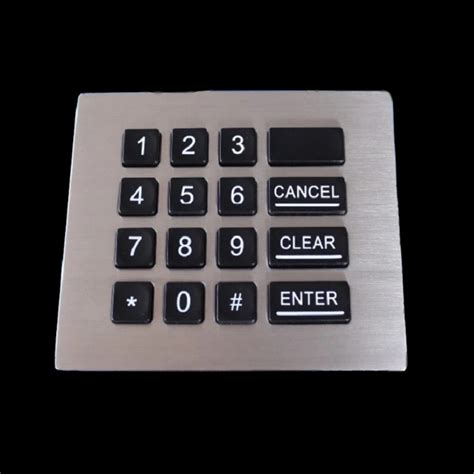 Printable Vending Machine Keypad