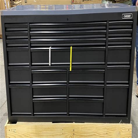 DALLAS LOCATION HUSKY Tool Storage 84 In W Heavy Duty Matte Black