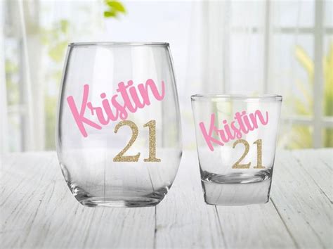 Personalized St Birthday Gift Set Of St Birthday Etsy St