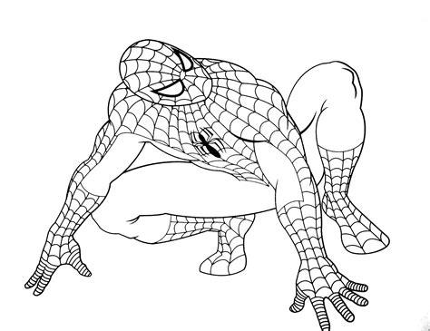 167 dessins de coloriage spiderman à imprimer sur LaGuerche Page 16