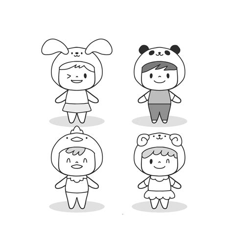 Dibujos Kawaii Para Colorear E Imprimir Bonitos Dibujos De Colorear