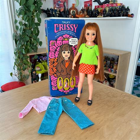 Pretty Vintage Ideal 1971 Talky Chrissy Doll Growing Hair Mod Fashion