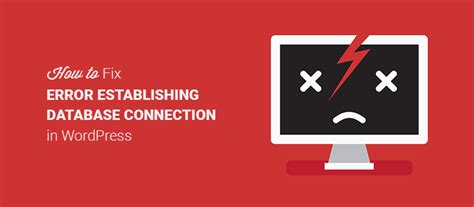 How To Fix Error Establishing A Database Connection In WordPress