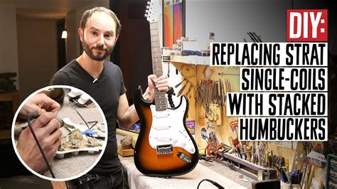 Diy Replacing Strat Single Coils With Humbuckers Youtube
