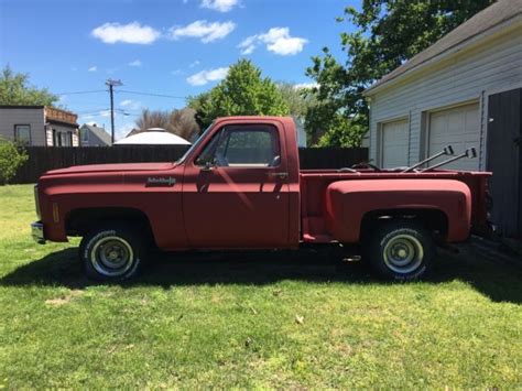1973 Chevrolet C 10 Stepside Custom Deluxe C10 NO RESERVE For Sale