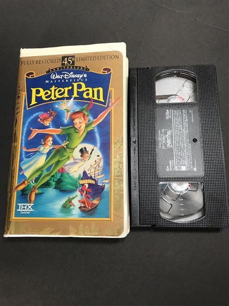 Walt Disney S Master Piece Peter Pan Limited Edition Vhs Vhs Tapes
