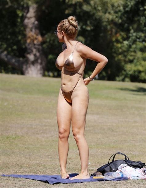 Aisleyne Horgan Wallace Covered Nakedness On The Beach 34 Hot Photos